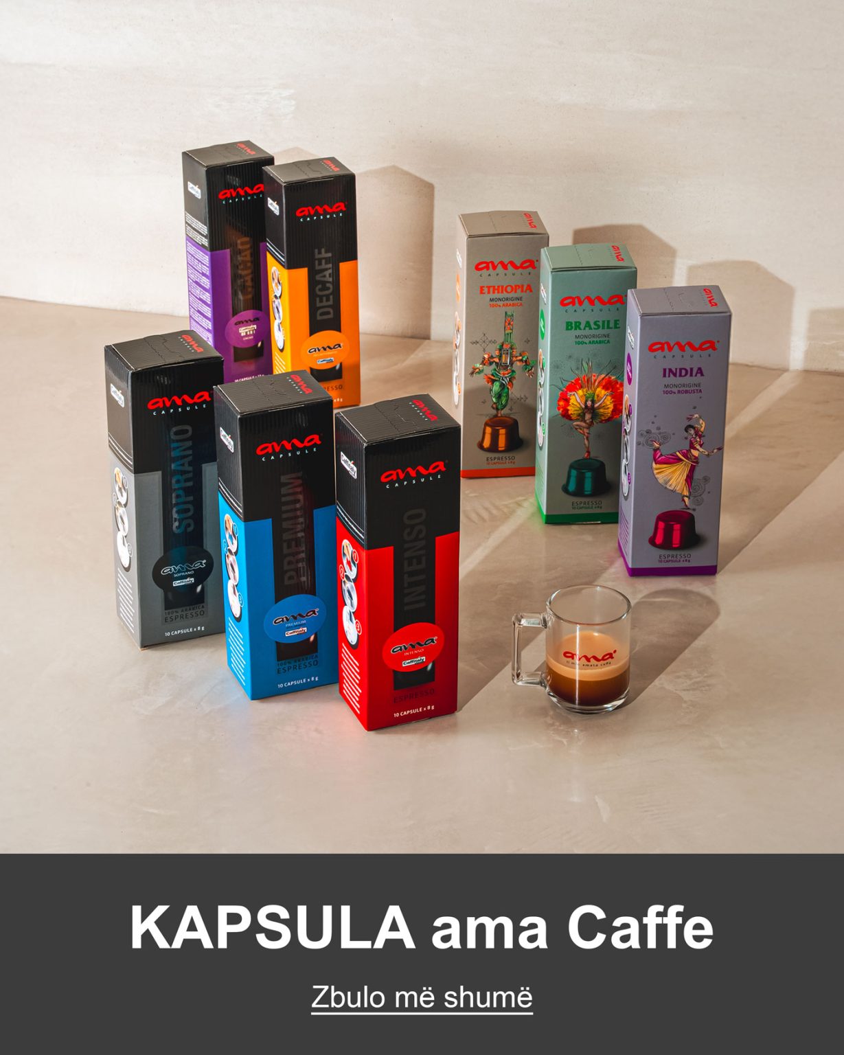ama Caffe – Aparat Ekspresi me Kapsule – Capsule – Cialde – Kafe e ...