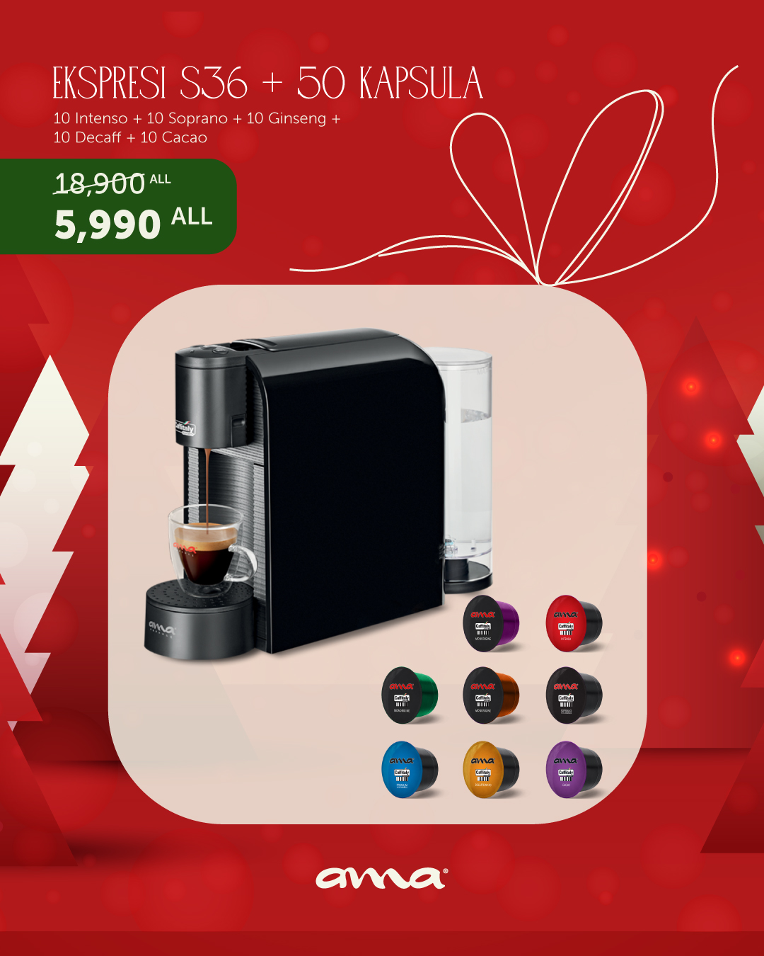ama Caffe – Aparat Ekspresi me Kapsule – Capsule – Cialde – Kafe e ...